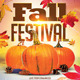 Autumn/ Fall Festival Flyer + Facebook Cover, Print Templates ...