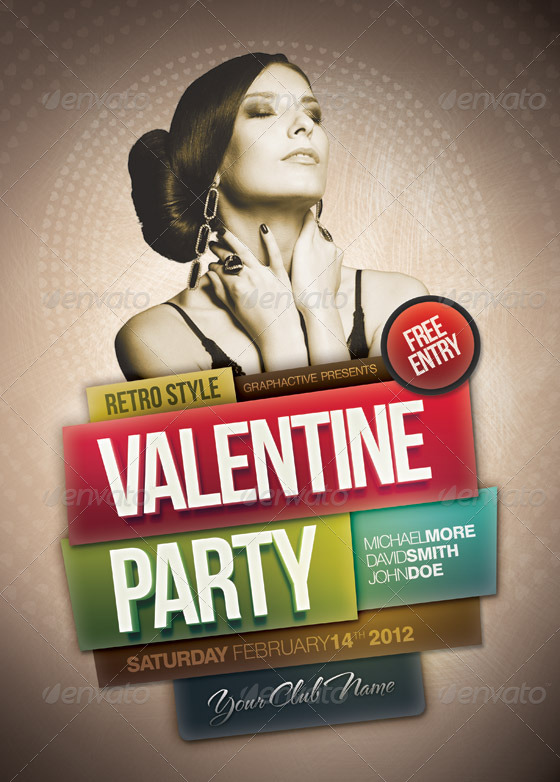 Vintage Style Poster Design Template, Print Templates | GraphicRiver