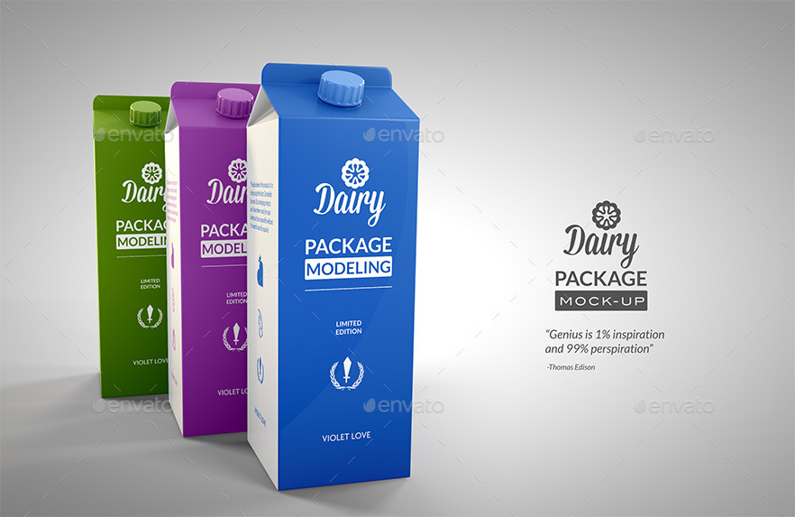 Dairy Branding Package Mock-up, Graphics | GraphicRiver