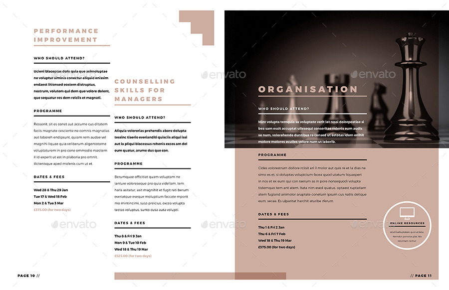 Business Training Brochures Bundle, Print Templates | GraphicRiver