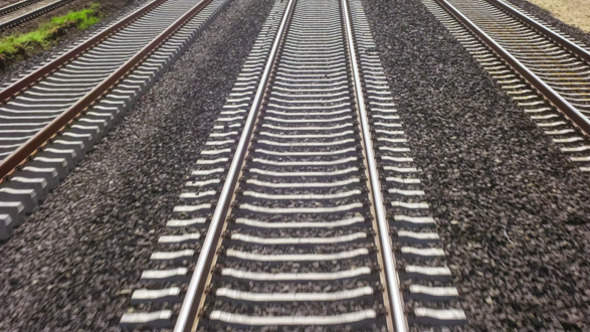 Train on the Rails, Stock Footage | VideoHive