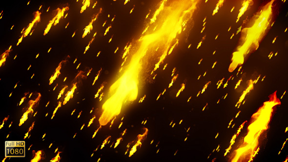 Fire Background | Falling Frame, Motion Graphics | VideoHive