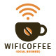 Wifi Coffee Logo Template, Logo Templates | GraphicRiver