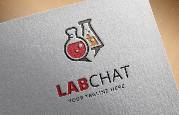 Lab Chat Logo Template, Logo Templates | GraphicRiver
