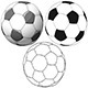 Soccer Ball Color Flat And Ink Pack, Vectors | GraphicRiver
