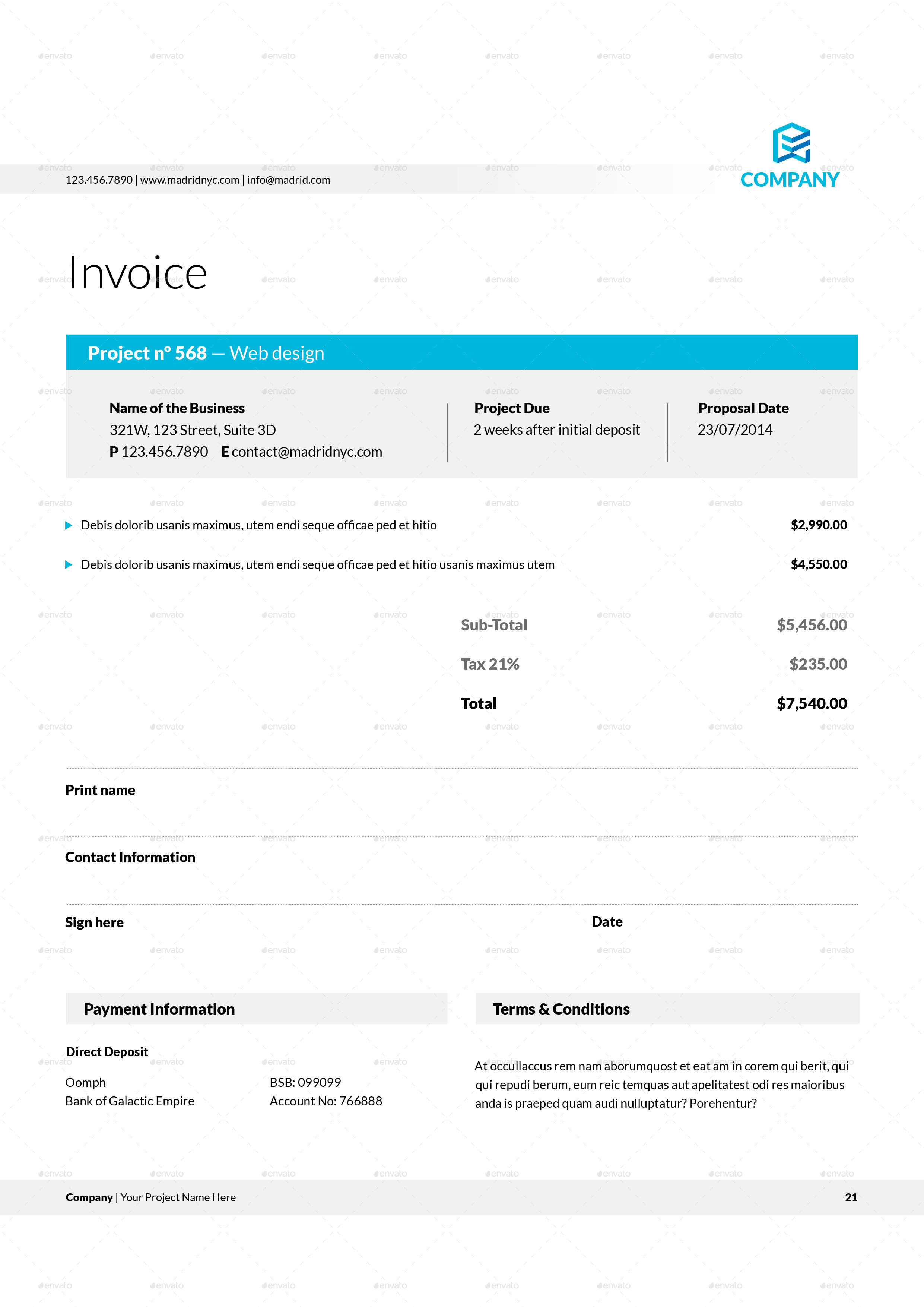 E-Proposal by madridnyc | GraphicRiver