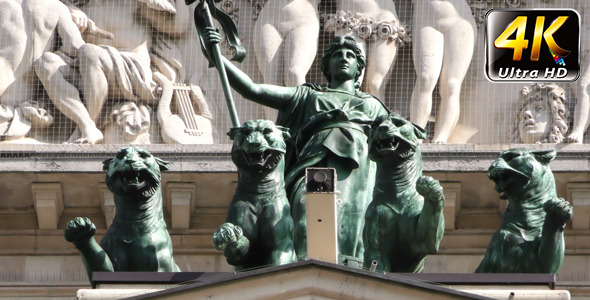 Alte Oper Historical Ancient Opera Building 3, Stock Footage | VideoHive