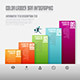 Color Ladder Bar Infographic, Infographics | GraphicRiver