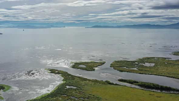 Avacha River Delta and Bay on Kamchatka, Stock Footage | VideoHive