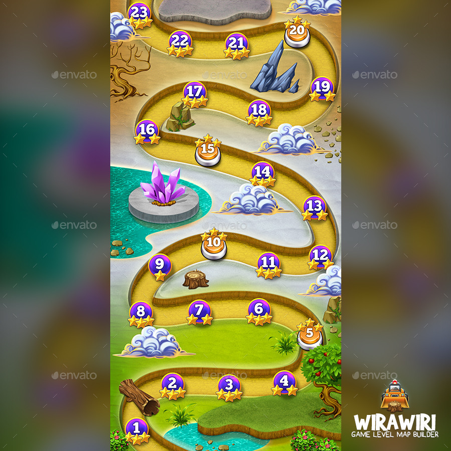 Wirawiri: Game Level Map Builder, Game Assets | GraphicRiver