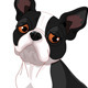 Sad Boston Terrier , Vectors | GraphicRiver