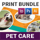 Pet Care Print Bundle, Print Templates | GraphicRiver