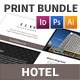 Hotel Print Bundle, Print Templates | GraphicRiver