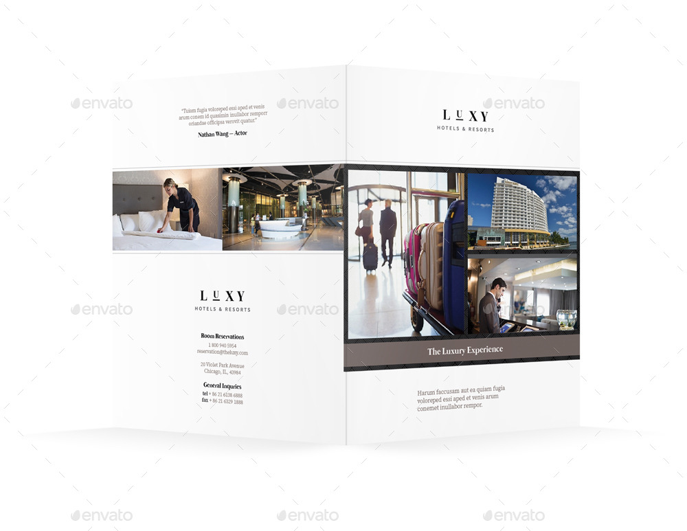 Hotel Print Bundle, Print Templates | GraphicRiver