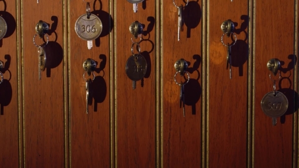 Keys At The Reception, Stock Footage | VideoHive