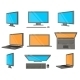 Electronic Device Flat Icons, Vectors | GraphicRiver