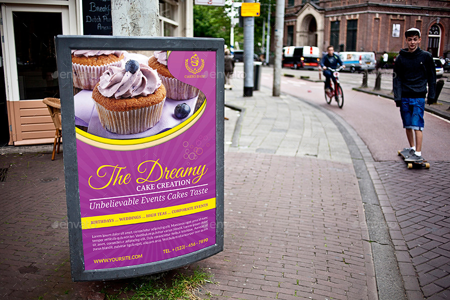 Cake Shop Advertising Bundle Vol.2, Print Templates | GraphicRiver