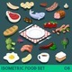 Diet Set 08 Food Isometric, Vectors | GraphicRiver