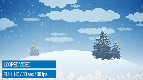 Winter Kids Cartoon, Motion Graphics | VideoHive