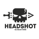 Skull Headshot Logo, Logo Templates | GraphicRiver