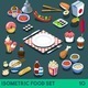 Diet Set of Isometric Food , Vectors | GraphicRiver