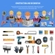 Worker Banner Set, Vectors | GraphicRiver