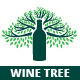 Wine Tree Logo Template, Logo Templates | GraphicRiver