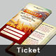 Harvest Festival Ticket , Print Templates | GraphicRiver