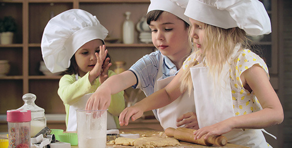 Baking Class in Preschool , Stock Footage | VideoHive