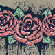 Grunge Roses with Splatters by AnnArtshock | GraphicRiver