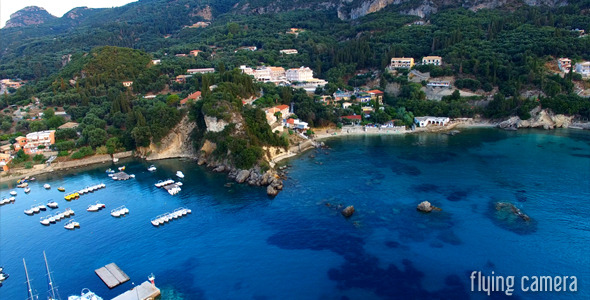 Beautiful Harbour Aerial, Stock Footage | VideoHive