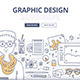 Graphic Design Doodle Concept, Vectors | GraphicRiver