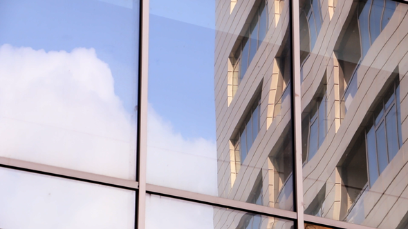 Tower Block Reflection, Stock Footage | VideoHive