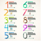 Modern Infographics Outline Numbers, Infographics | GraphicRiver