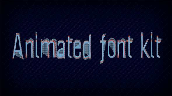 Animated Font, Motion Graphics | VideoHive