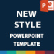 New Style PowerPoint Presentation Template, Presentation Templates