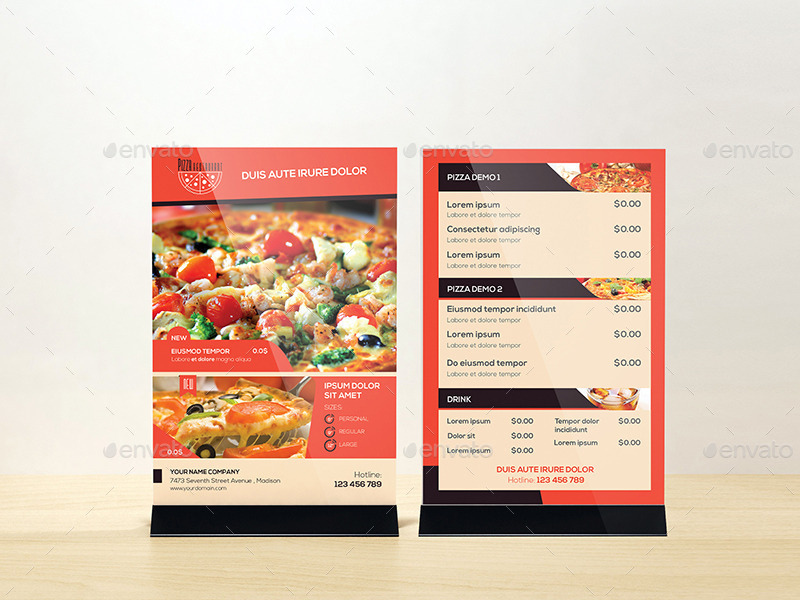 Pizaa Restaurant - Set Template, Print Templates | GraphicRiver