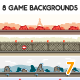 8 Game Backgrounds Set 7, Game Assets | GraphicRiver