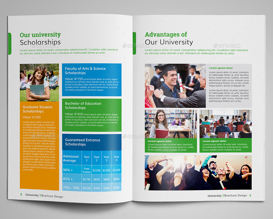College/University Prospectus by design_pick | GraphicRiver