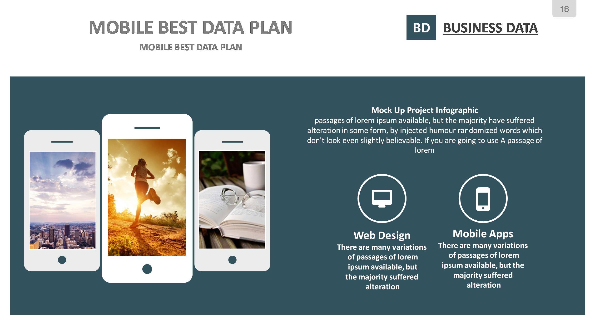 Top Business Data PowerPoint Presentation Template, Presentation Templates