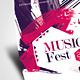 Music Fest Flyer, Print Templates | GraphicRiver