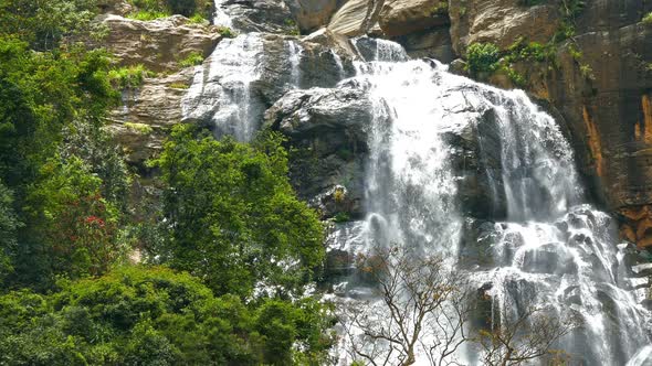 Waterfall Ella In Sri Lanka 6, Stock Footage | VideoHive