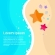 Summer Marine Beach Sand Sea Star Starfish Card, Vectors | GraphicRiver