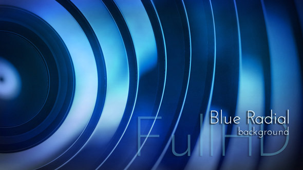 Dark Blue Radial Surface, Motion Graphics | VideoHive
