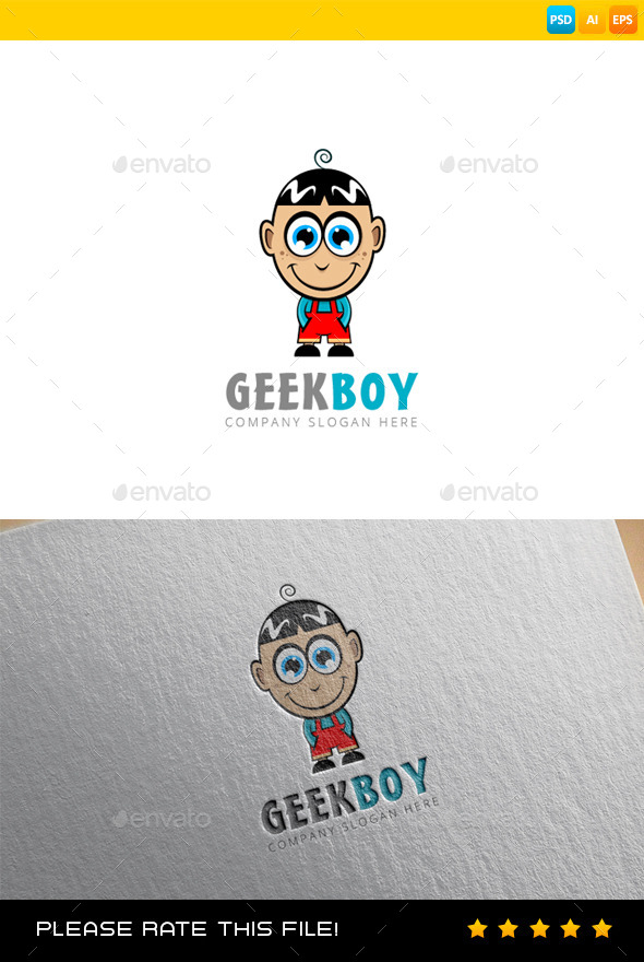 Boy Logo, Logo Templates | GraphicRiver