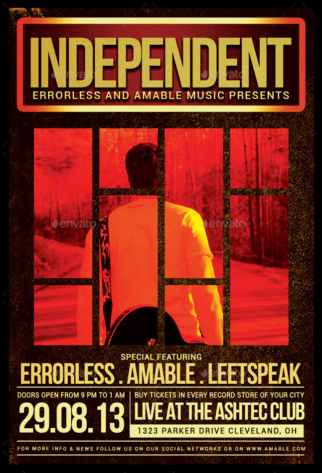 5 in 1 Indie Flyer Bundle, Print Templates | GraphicRiver