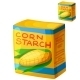 Cornstarch Isolated On White Background. Detailed, Vectors | GraphicRiver