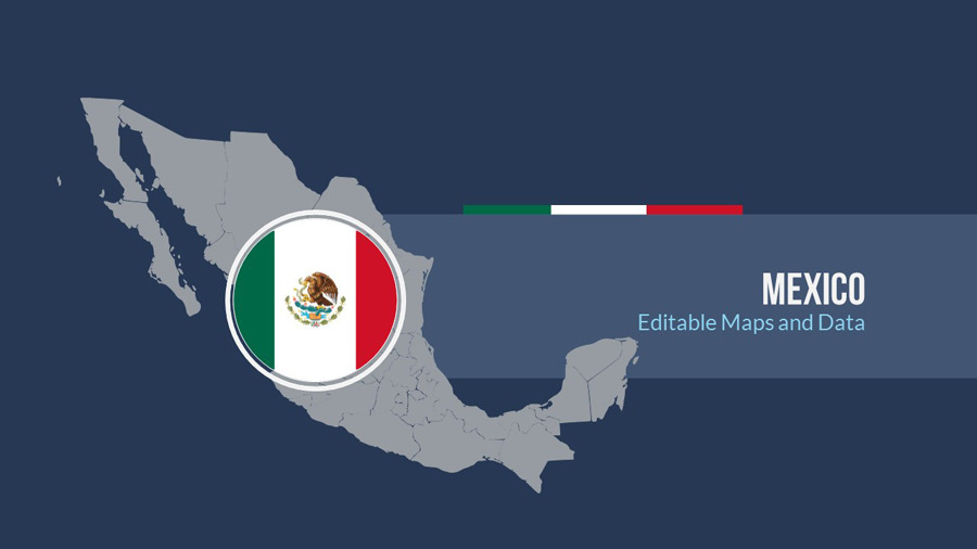 Mexico - Editable Map Presentation, Presentation Templates | GraphicRiver