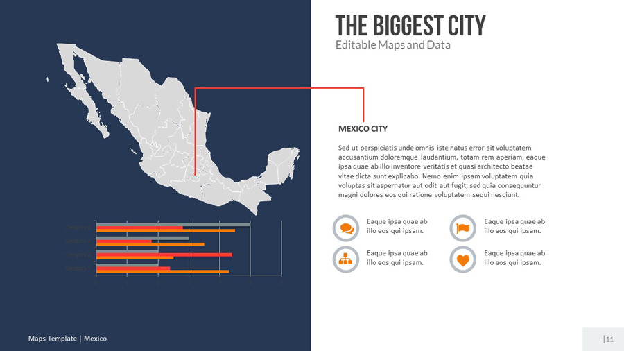 Mexico - Editable Map Presentation, Presentation Templates | GraphicRiver