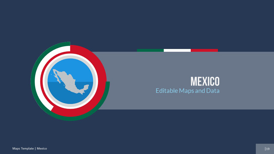 Mexico - Editable Map Presentation, Presentation Templates | GraphicRiver